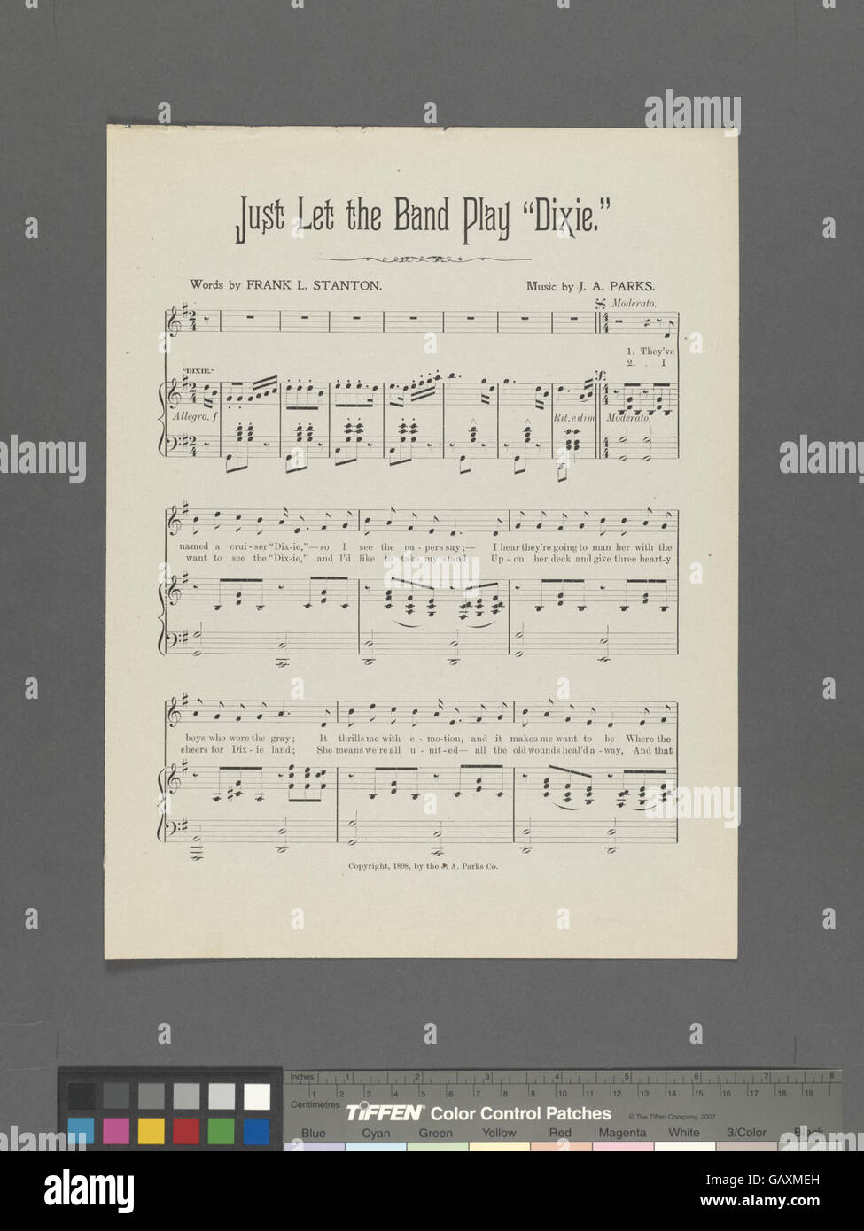 'Just Let the Band Play Dixie' references the popular American song ...