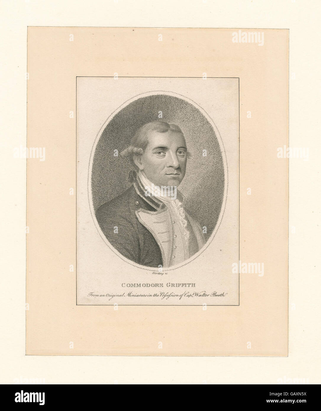 A reference to Commodore Griffith, possibly a naval or maritime figure ...