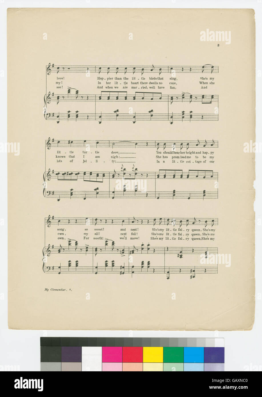 'My Clementine' is a well-known American folk song from the 19th ...