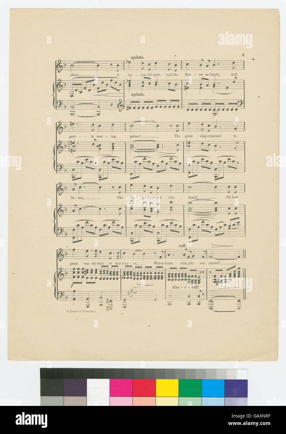 The phrase 'A touch of humanity' suggests a focus on compassion ...