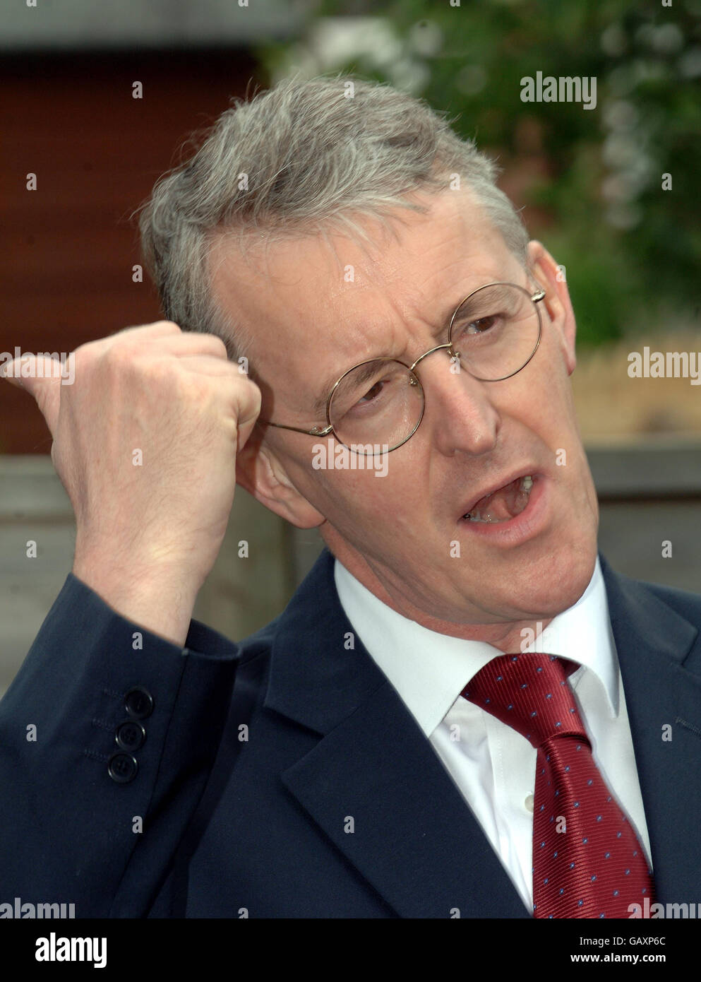 Environment secretary promotes flood protection Stock Photo - Alamy