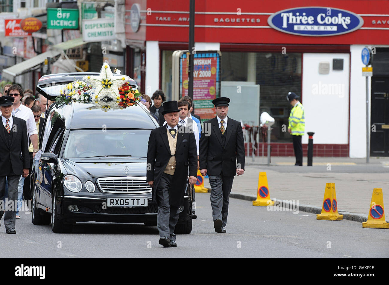 Jimmy Mizen funeral Stock Photo - Alamy