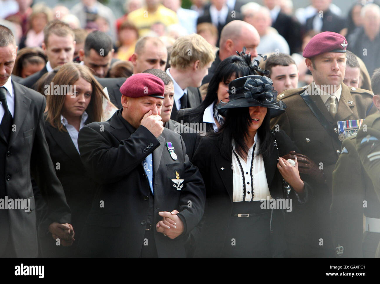 Family Baby Crying At Funeral