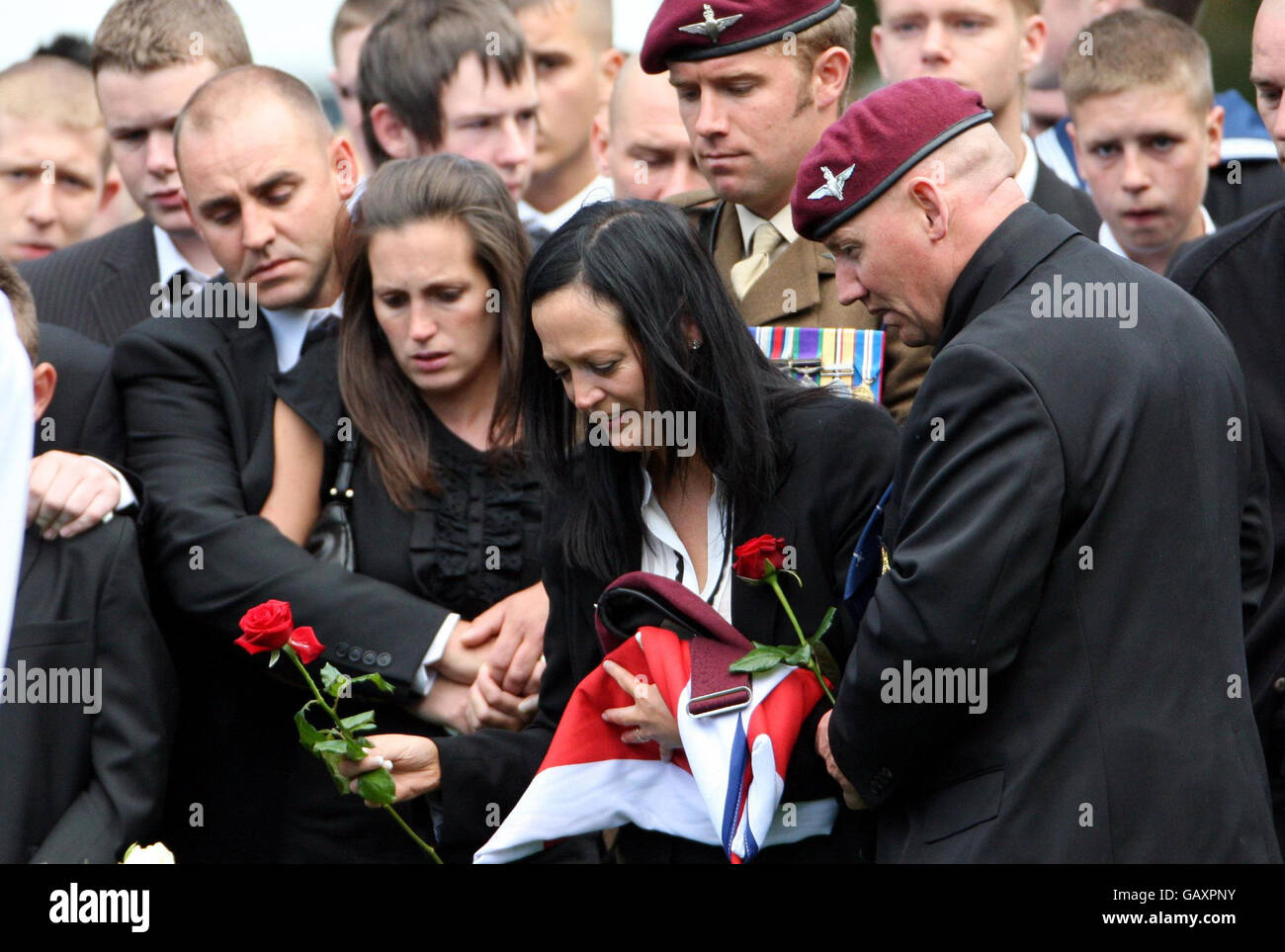 The parents of Private Nathan Cuthbertson from Sunderland of the 2nd ...