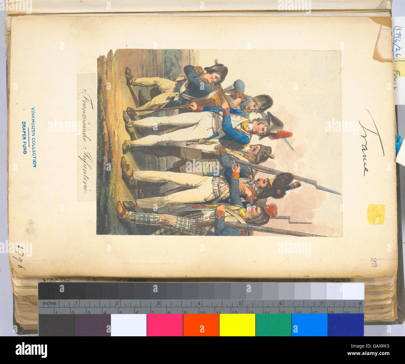 Historical reference to France in the year 1796, identified by the code ...