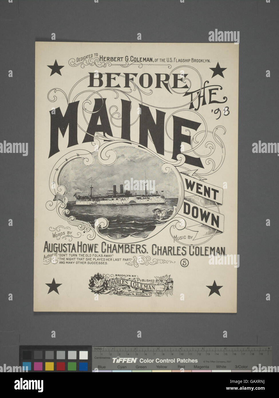 'Before the Maine Went Down' likely references the sinking of the U.S ...