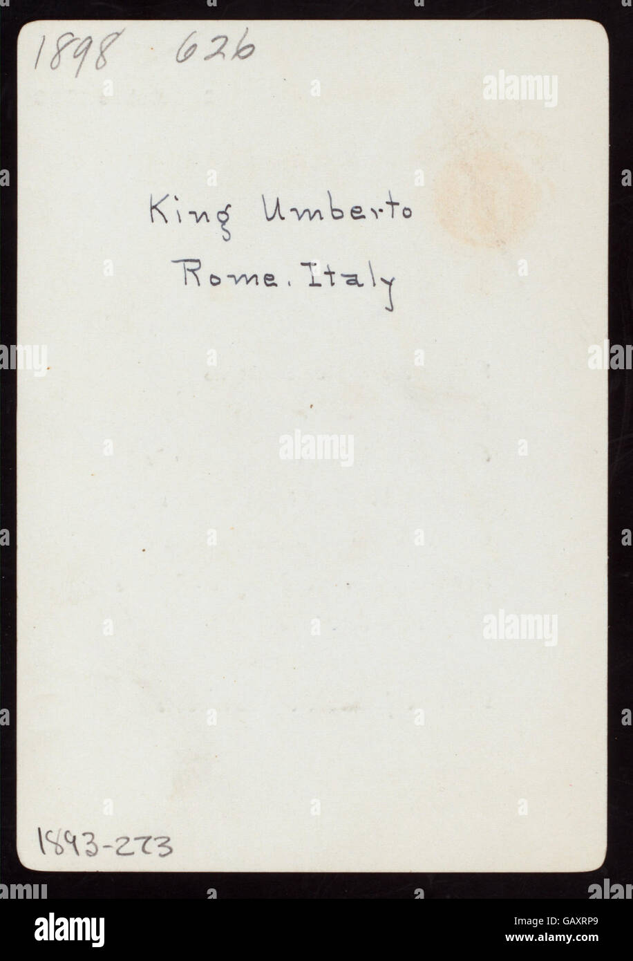 King Umberto of Italy hosted a dinner for his guests at a palace in ...
