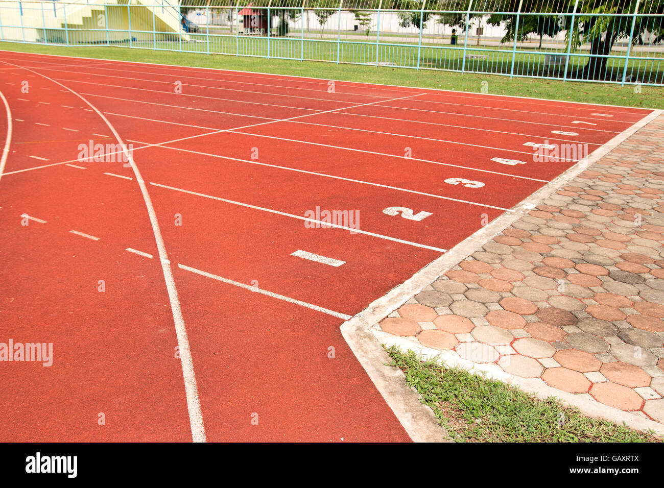 Running track background Stock Photo - Alamy