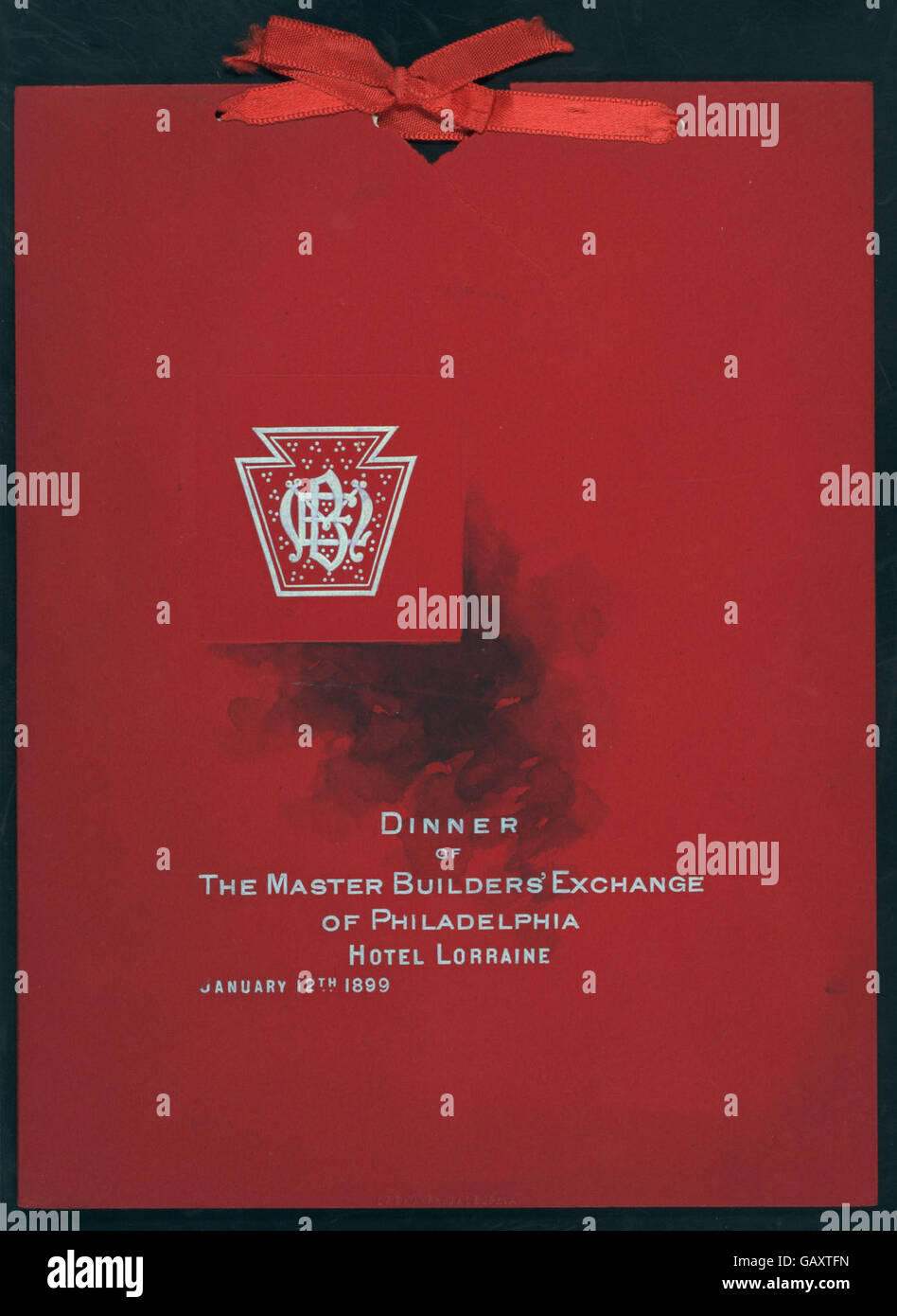 The Master Builders' Exchange of Philadelphia hosted a dinner at Hotel ...