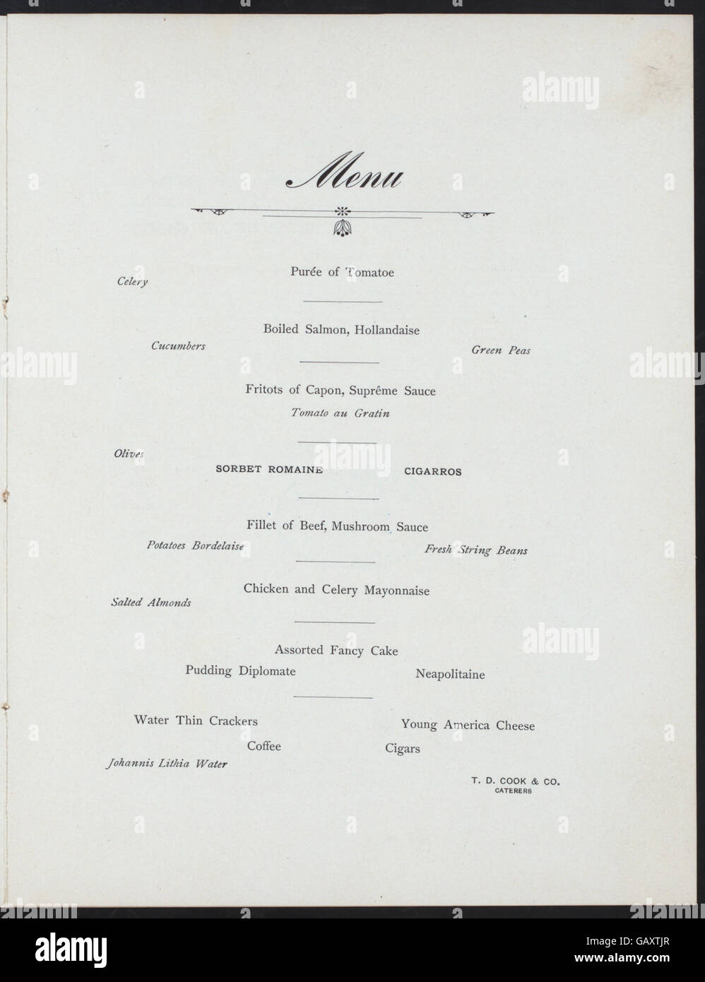 DINNER IN HONOR OF PRES.McKINLEY & MEMBERS OF THE CABINET (held by ...