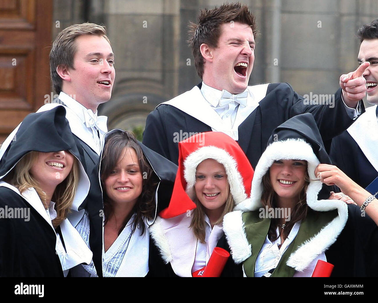 Edinburgh University graduation Stock Photo - Alamy
