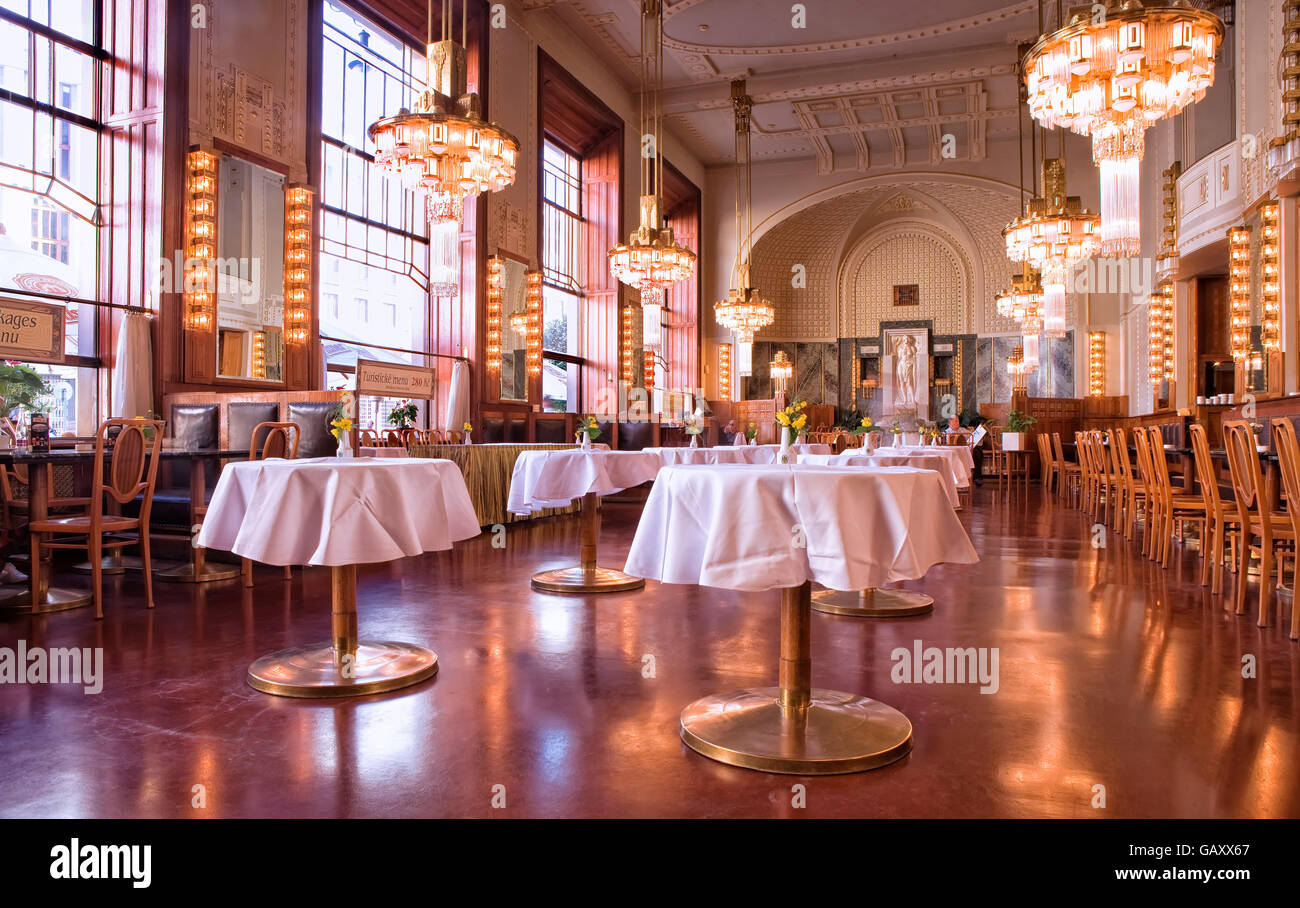 Municipal house prague hi-res stock photography and images - Alamy
