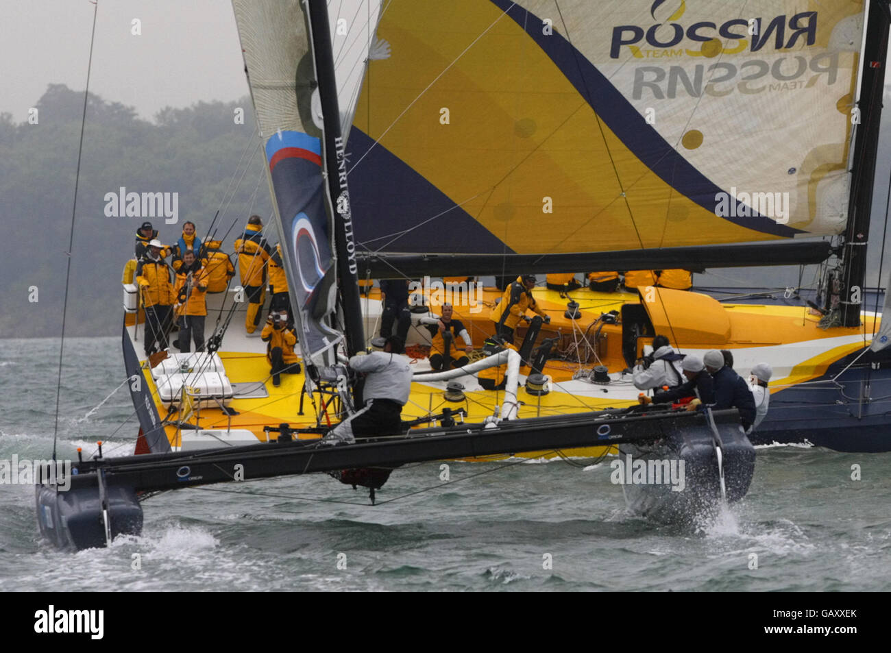 Sailing - Round the Island Race - Cowes Stock Photo - Alamy
