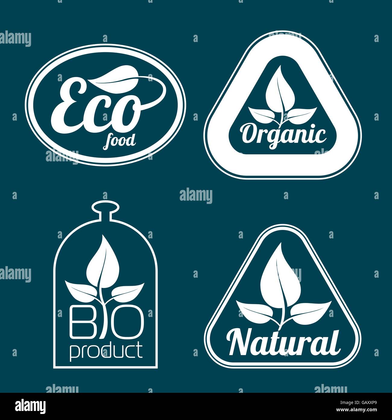 Organic label badge vector hi-res stock photography and images - Alamy