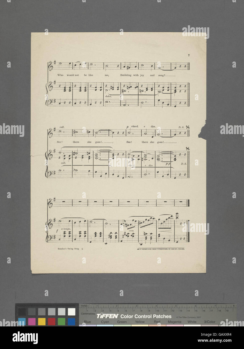 A popular swing song, possibly linked to an artist or performer named ...