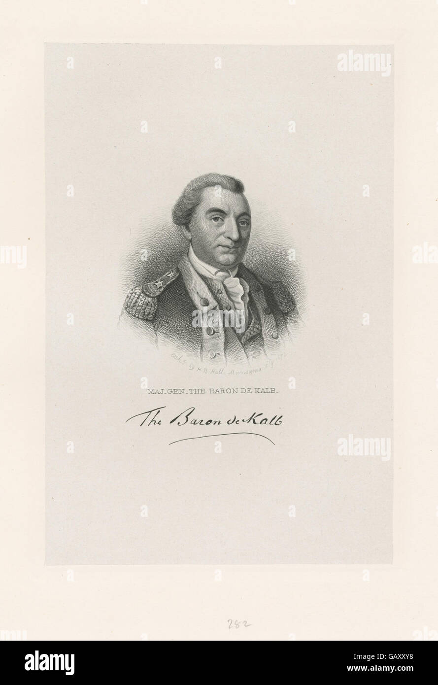 Major General Baron de Kalb was a French officer who fought in the ...