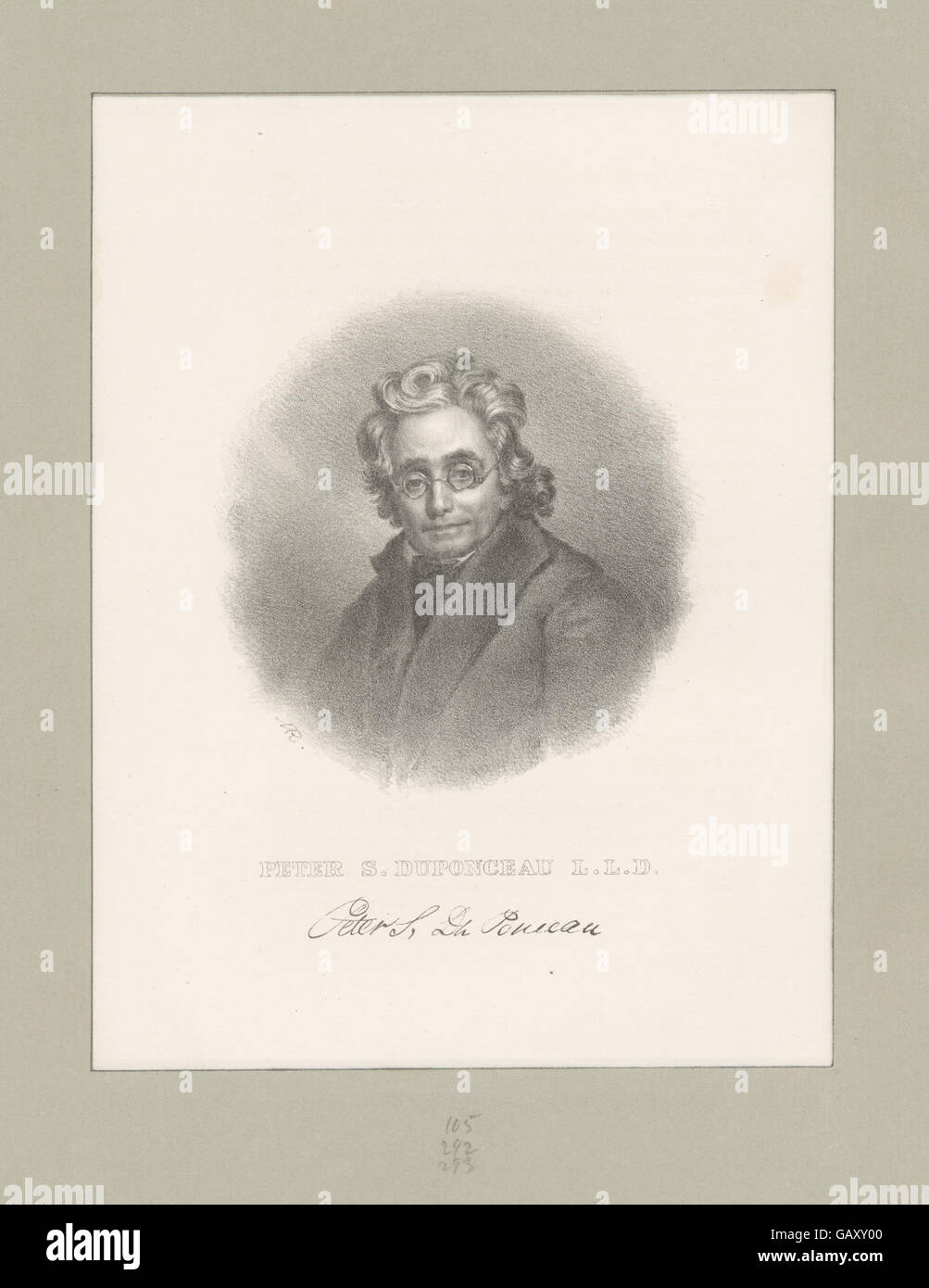 Peter S. Duponceau was a prominent 18th and 19th-century American ...