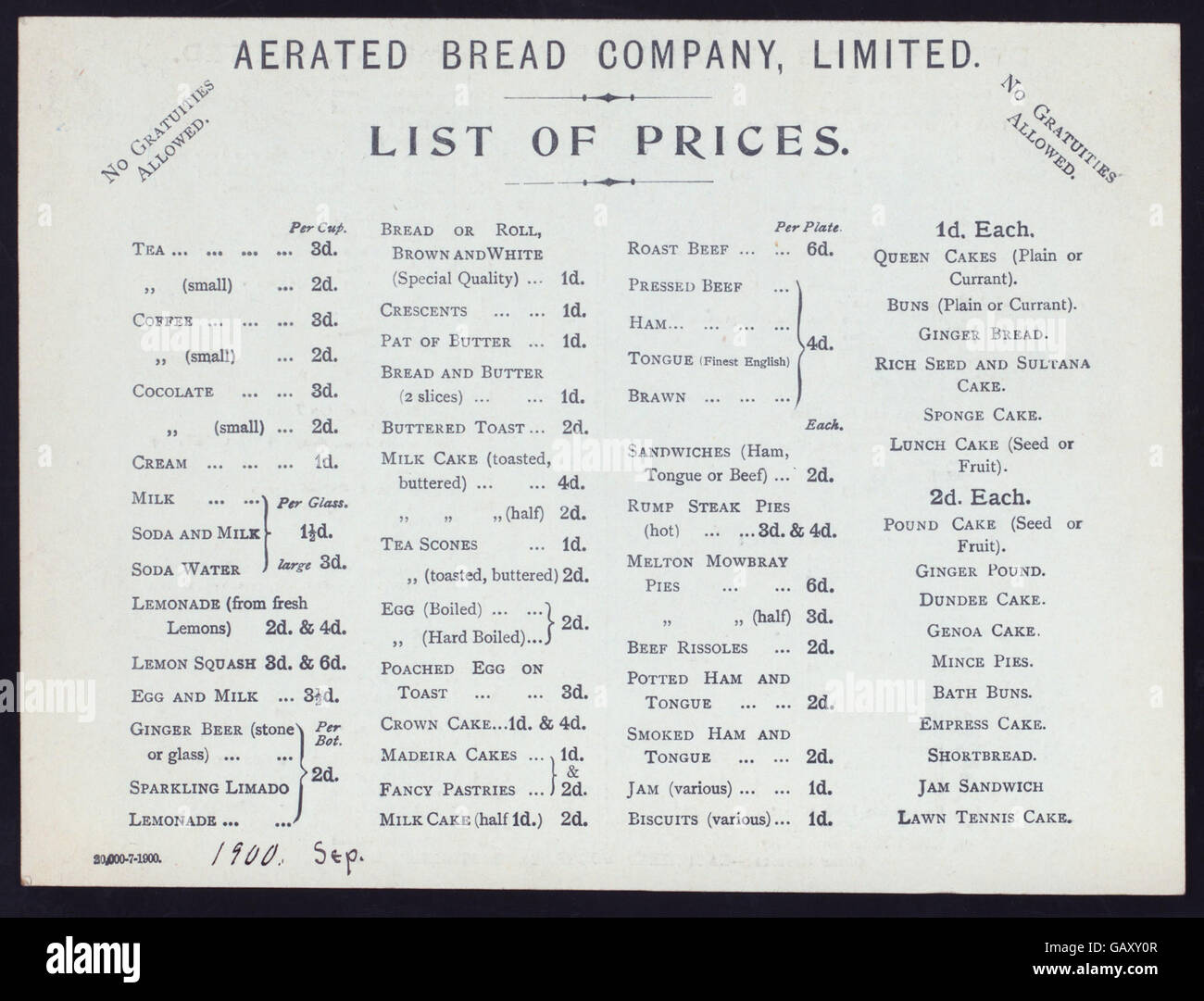 Aerated bread company 19th century hi-res stock photography and images ...