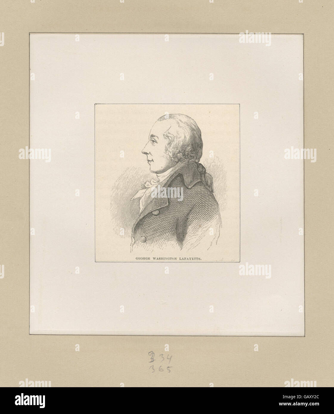 George Washington Lafayette, the son of the Marquis de Lafayette, was a ...