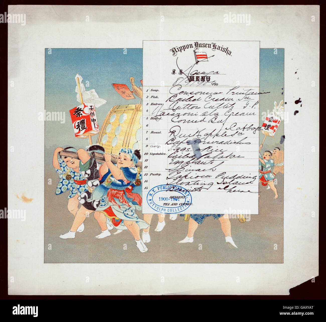 A dinner event held aboard the SS Kasuga, a ship operated by Nippon ...