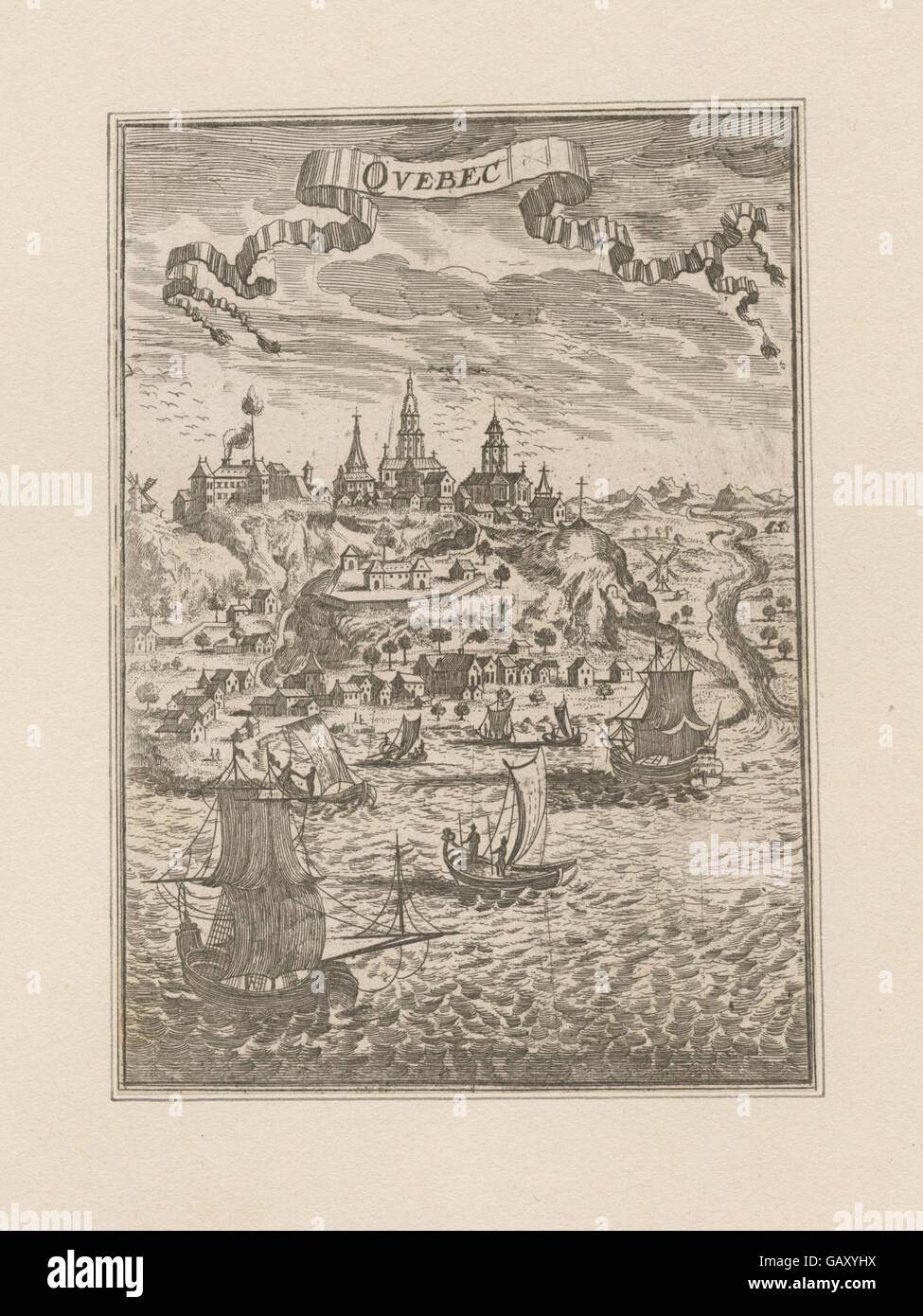 A scenic and historical view of Quebec, Canada, showcasing its ...