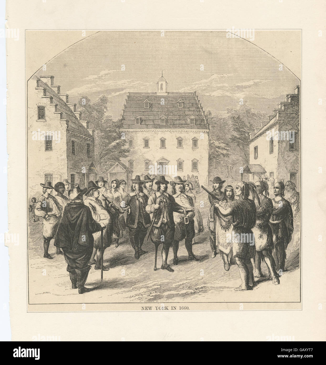 New York in 1660 ( b13512827-423109 Stock Photo - Alamy