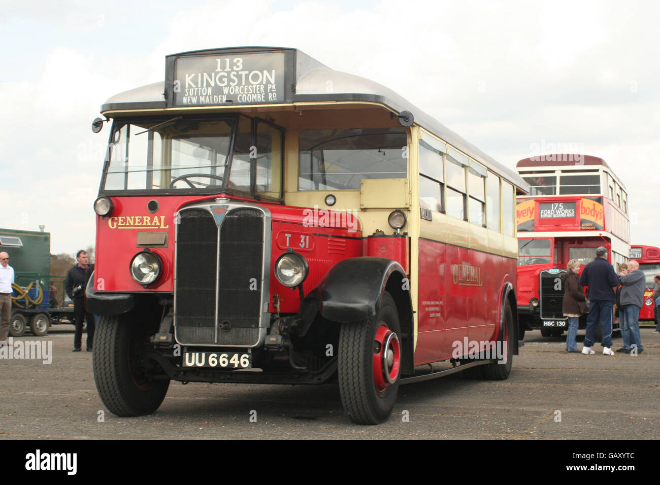 London Bus Museum AEC Regent 1UU 6646 Preserved Stock Photo - Alamy
