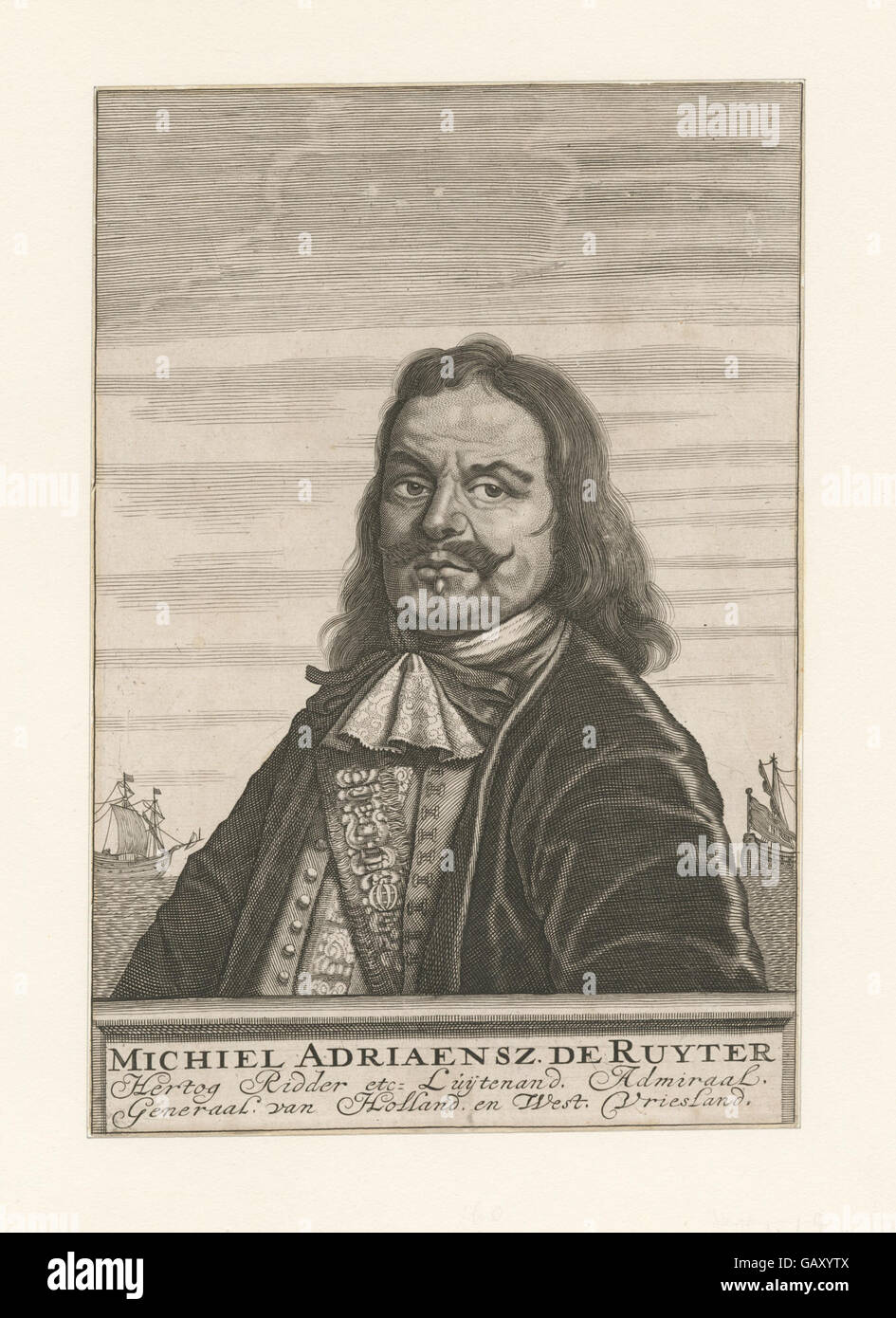 Michiel Adriaensz. de Ruyter was a famous Dutch admiral, known for his ...