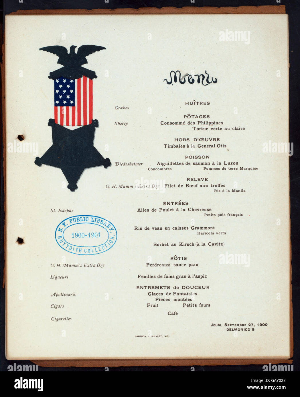A banquet honoring Major General Elwell S. Otis, hosted by Lafayette ...