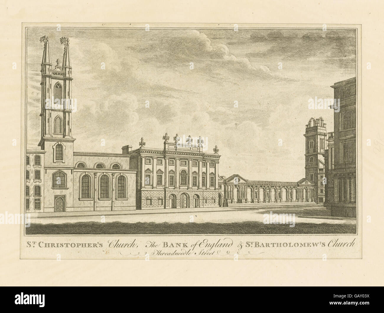 A historical reference to St. Christopher's Church, the Bank of England ...