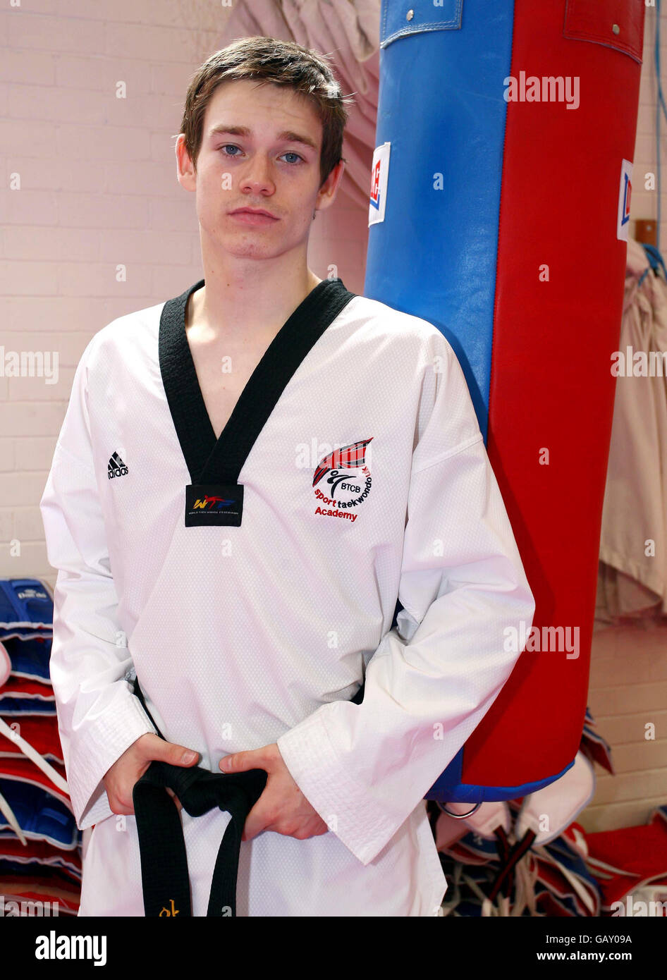 Team gb taekwondo athlete aaron cook media day feet factory hi-res ...