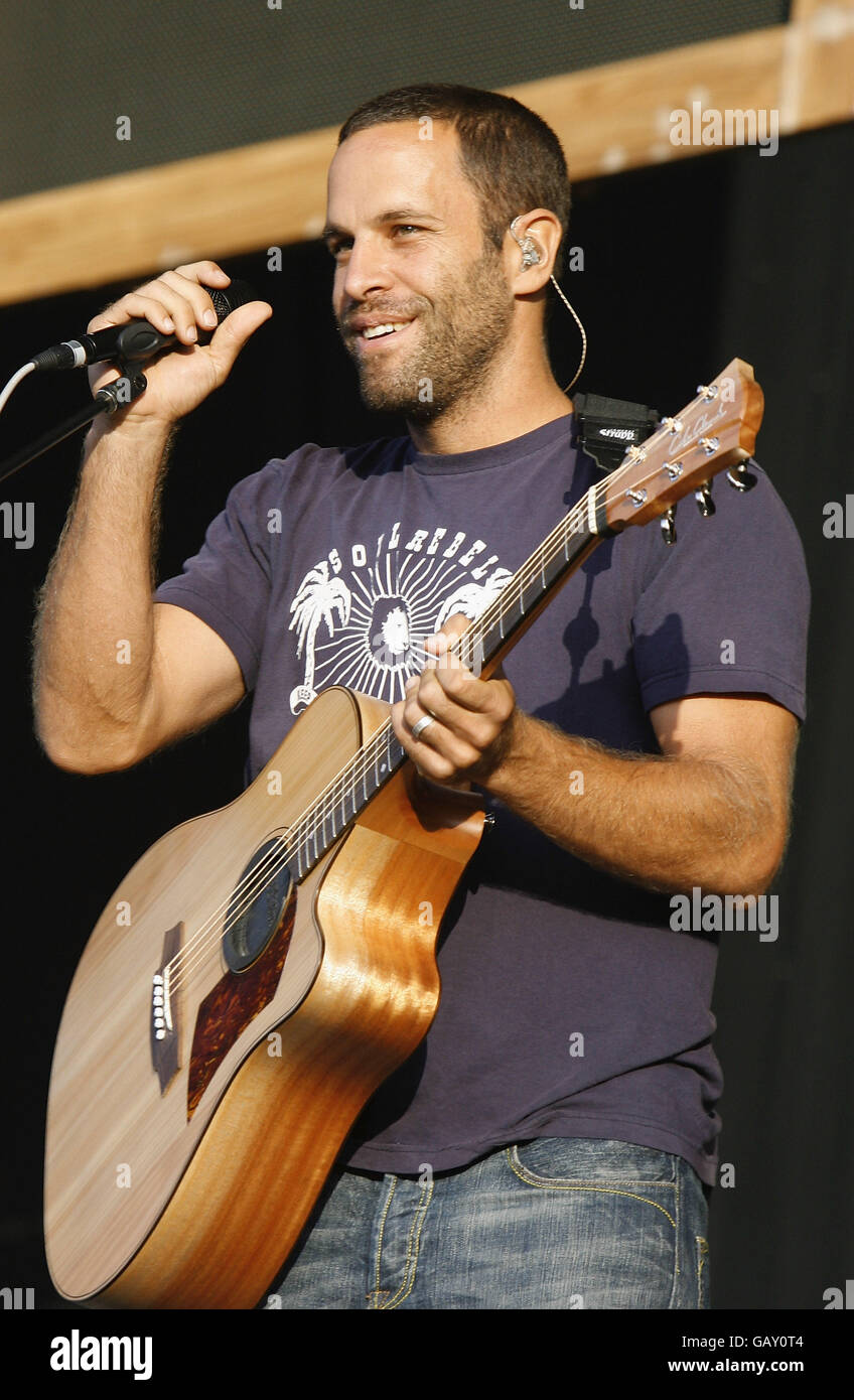 Jack Johnson Concert - Hyde Park. Jack Johnson perform on stage at Hyde ...