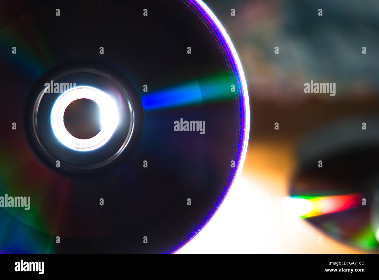 Technology Stock. CD and DVD media Stock Photo - Alamy