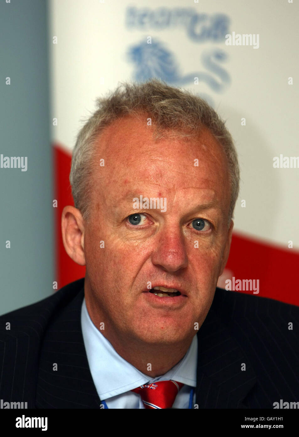 Chef de Mission for the GB Olympic team Simon Clegg during the Team GB ...