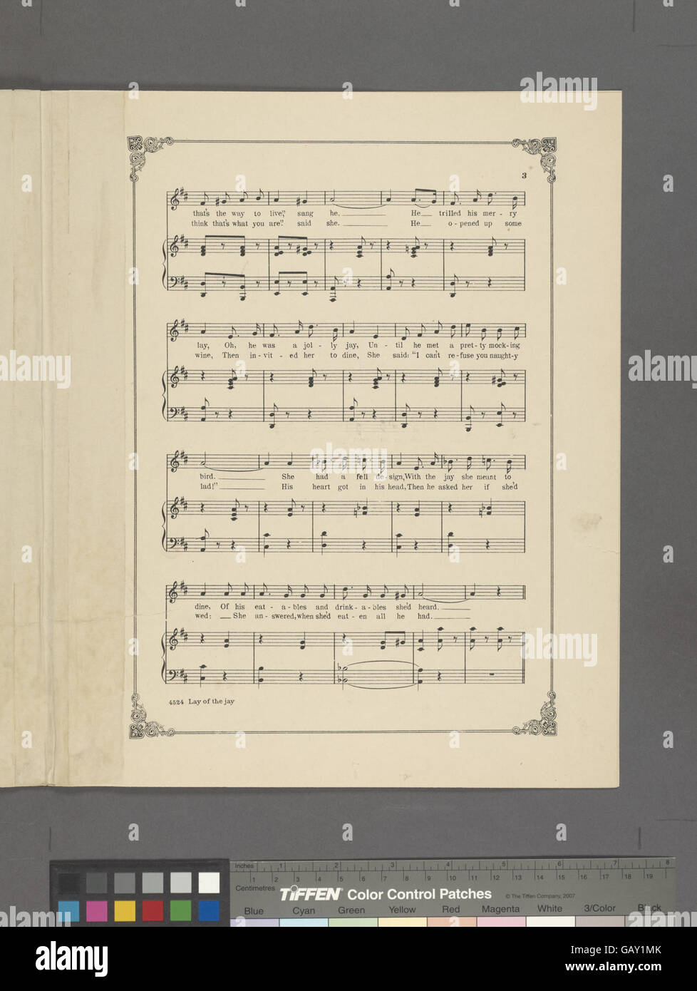 'The Lay of the Jay' is likely an artistic work associated with the ...