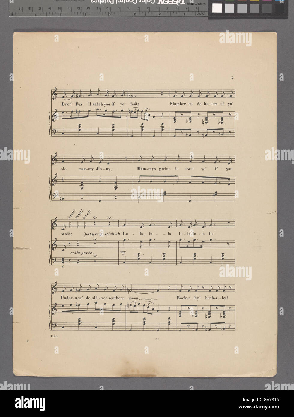 'Little Alabama Coon' is a popular song from the early 20th century, a ...