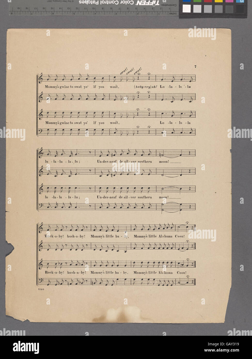 'Little Alabama Coon' is a folk song from the early 20th century, often ...