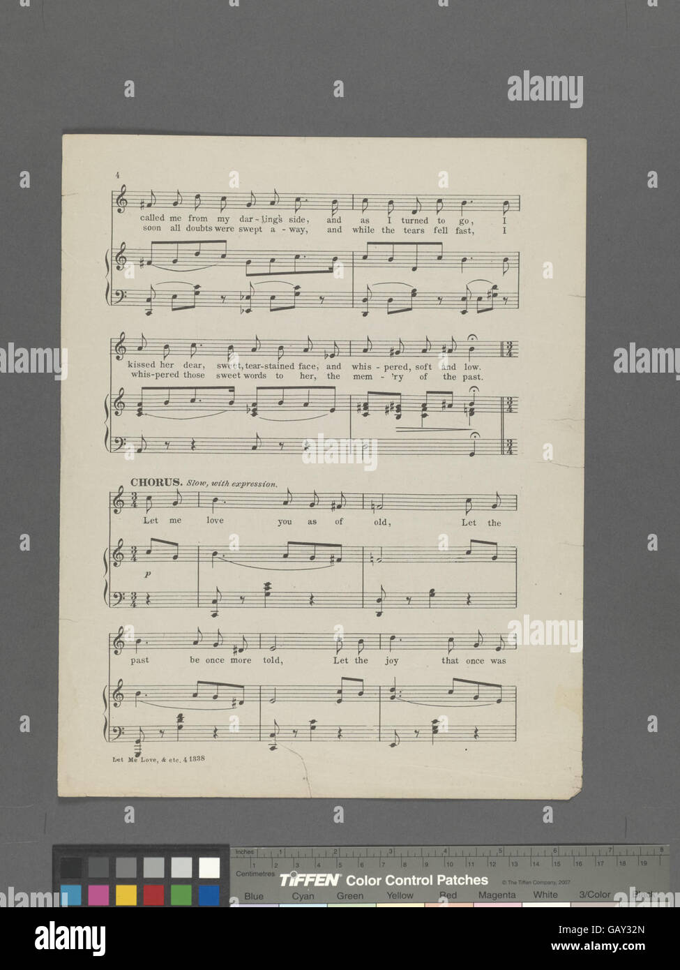 A romantic piece expressing deep affection and longing for a past love ...