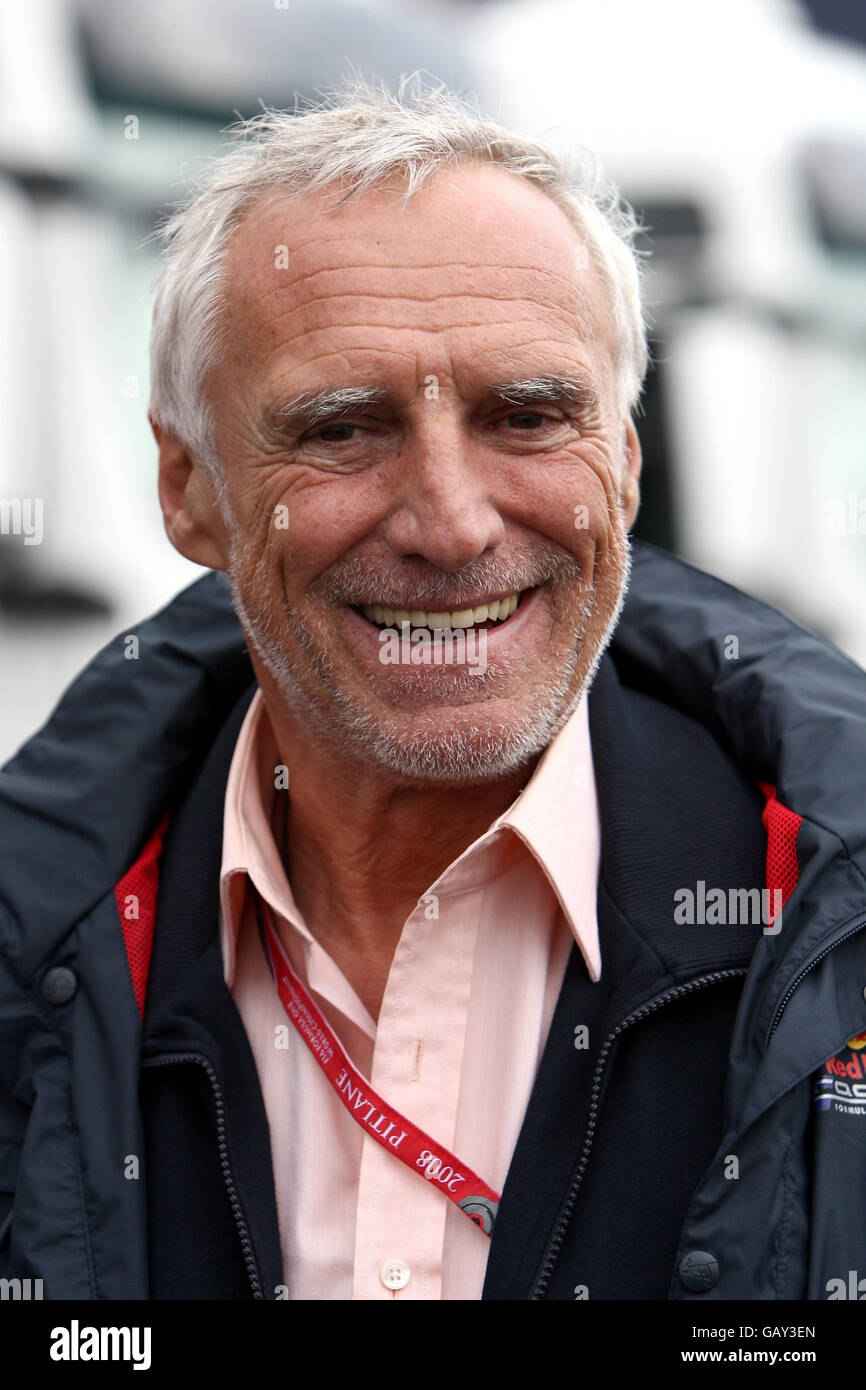 Red Bull Racing owner Dietrich Mateschitz during the French Grand Prix ...