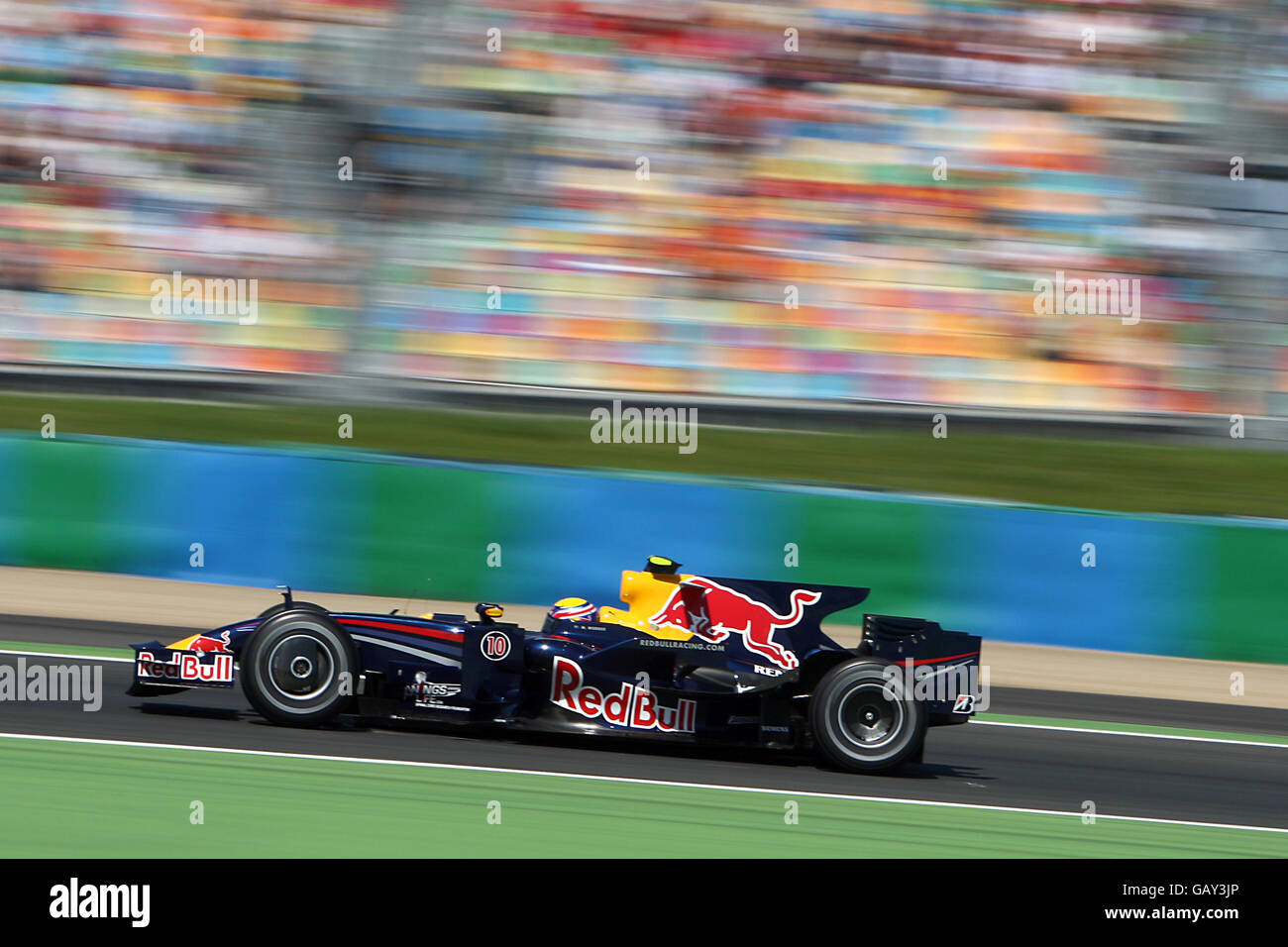 Red Bull Racing's Mark Webber during qualifying for the Grand Prix at ...