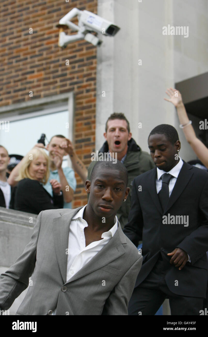 Footballers in court over burglary allegations Stock Photo - Alamy