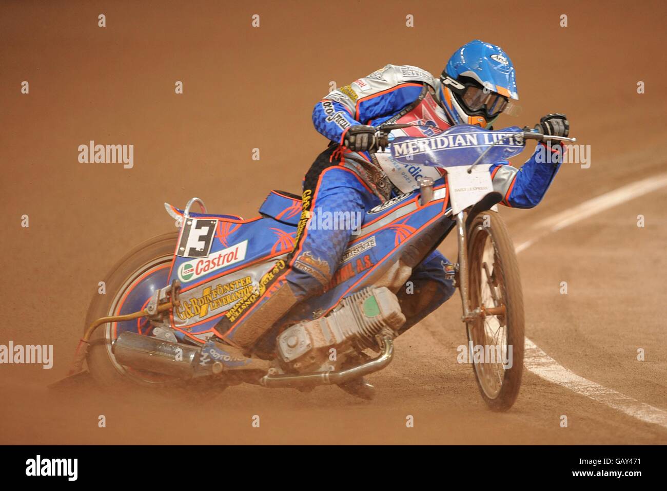 Australia's Jason Crump during the FIM British Speedway Grand Prix at ...