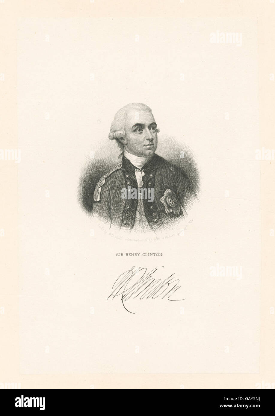 The image titled 'Sir Henry Clinton' features the aircraft b12610610 ...