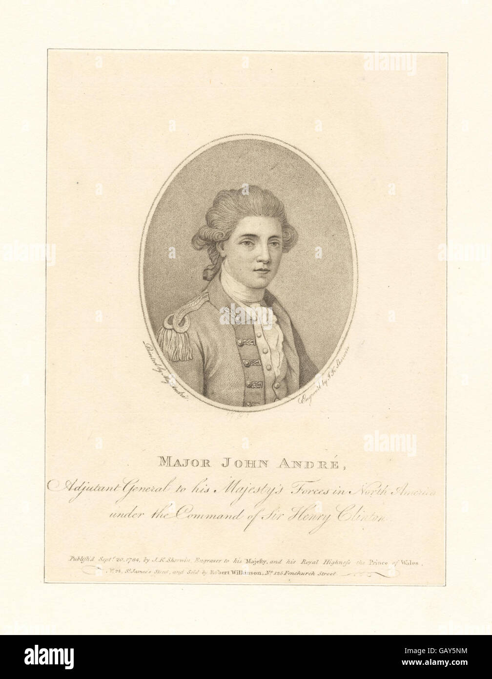 Major John Andre was a British Army officer best known for his role in ...