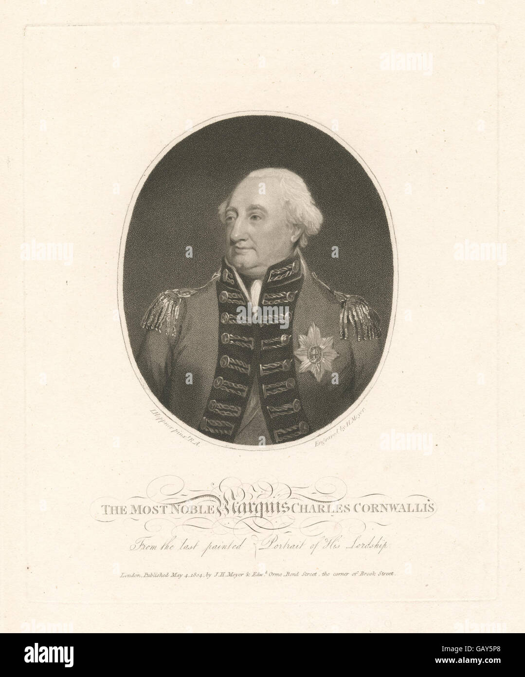 Noble charles marquis cornwallis hi-res stock photography and images ...