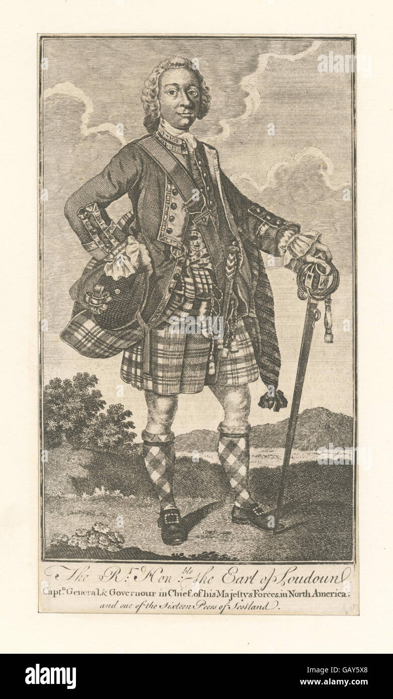 The Earl of Loudon served as Captain General and Governor-in-Chief of ...