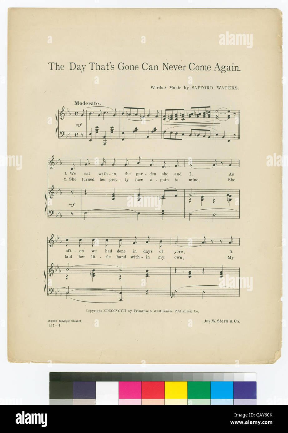 This title evokes nostalgia and the irreversible passage of time ...