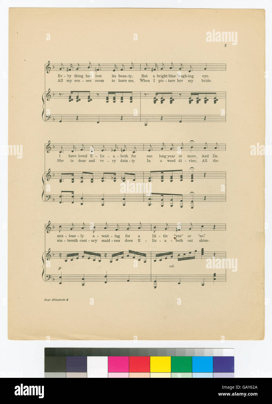 Elizabeth dear hi-res stock photography and images - Alamy