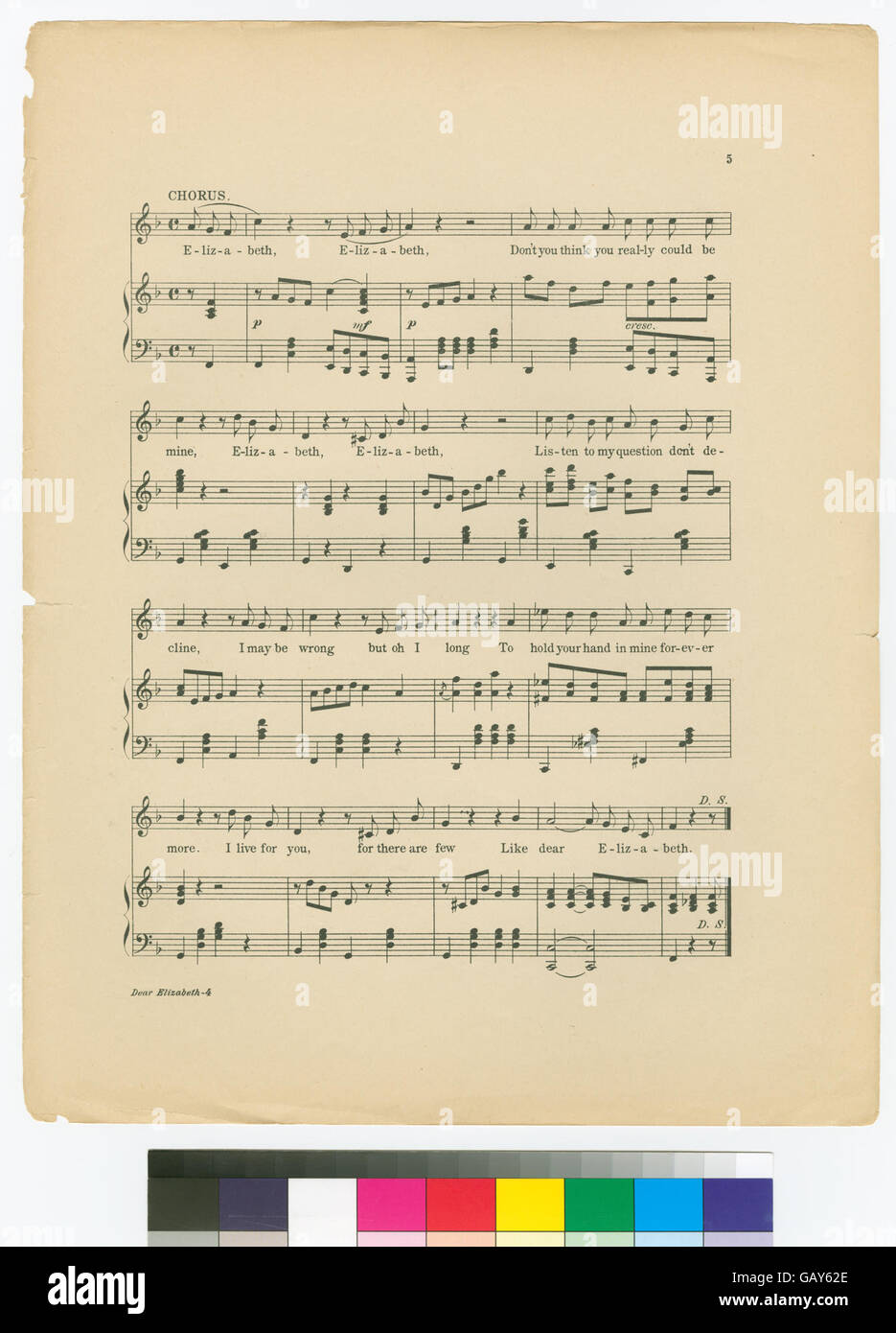 Elizabeth dear hi-res stock photography and images - Alamy