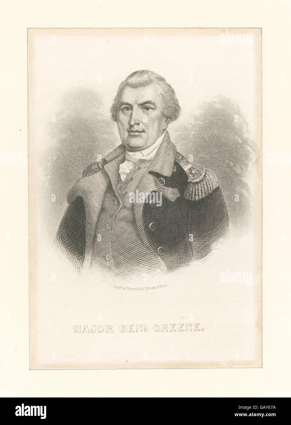 Major General Nathanael Greene, a key figure in the American ...